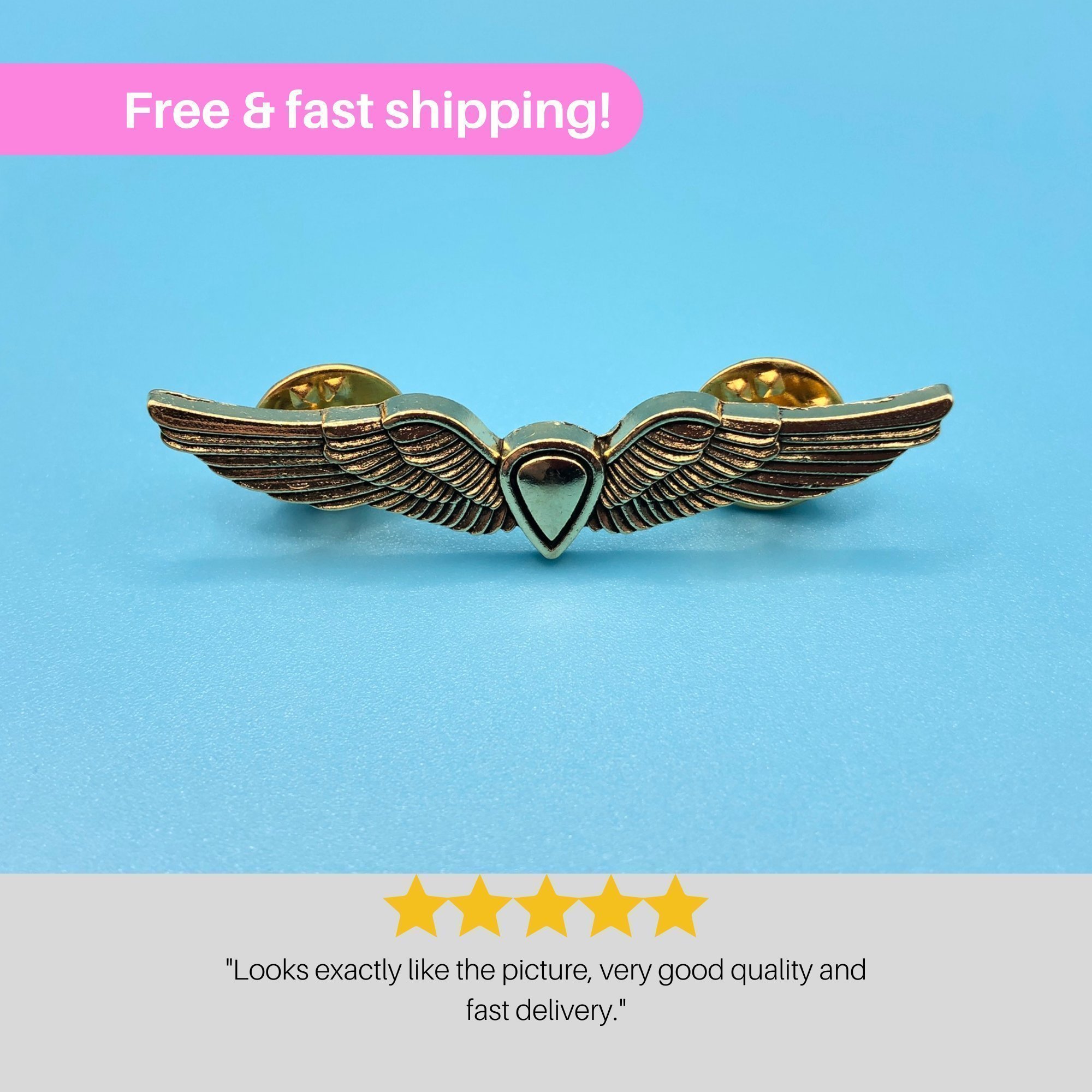 The LAST OF US Enamel Pin | Ellie Shield Wings .. | Köp på Tradera ...
