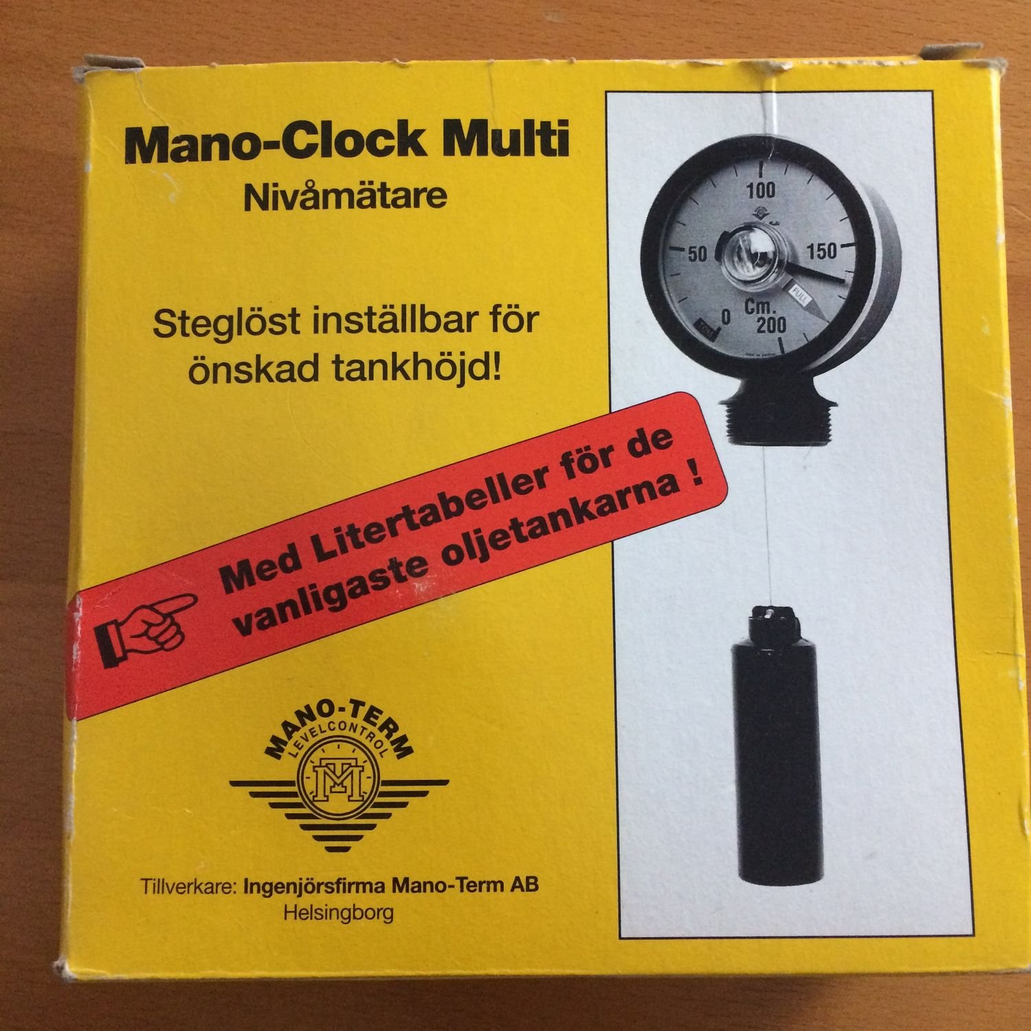 Mano-Clock Multi för tank 200-250cm | Köp på Tradera (643885491)
