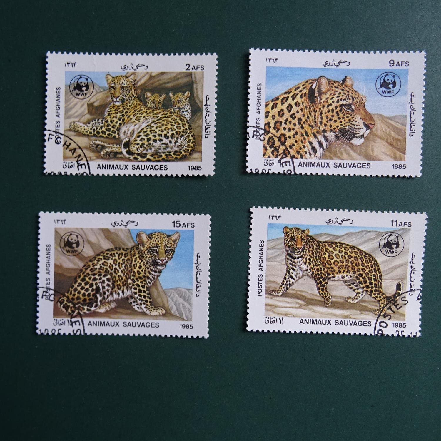 Leopard , 4 st frimärken Afghanis.. | Köp från peha2217 på Tradera ...