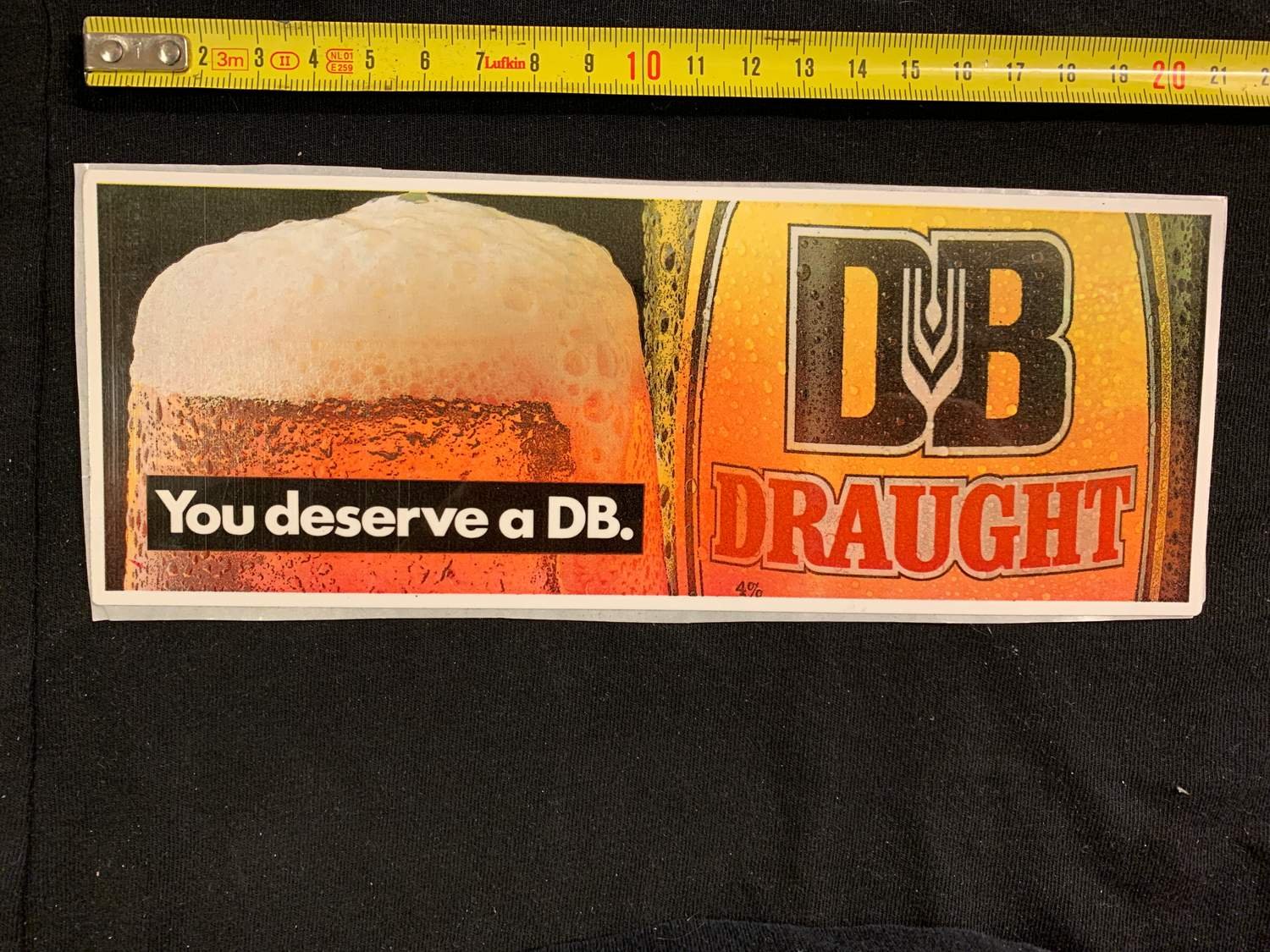 DB DRAUGHT BEER klistermärke - reklam för Öl Ny.. | Köp på Tradera ...