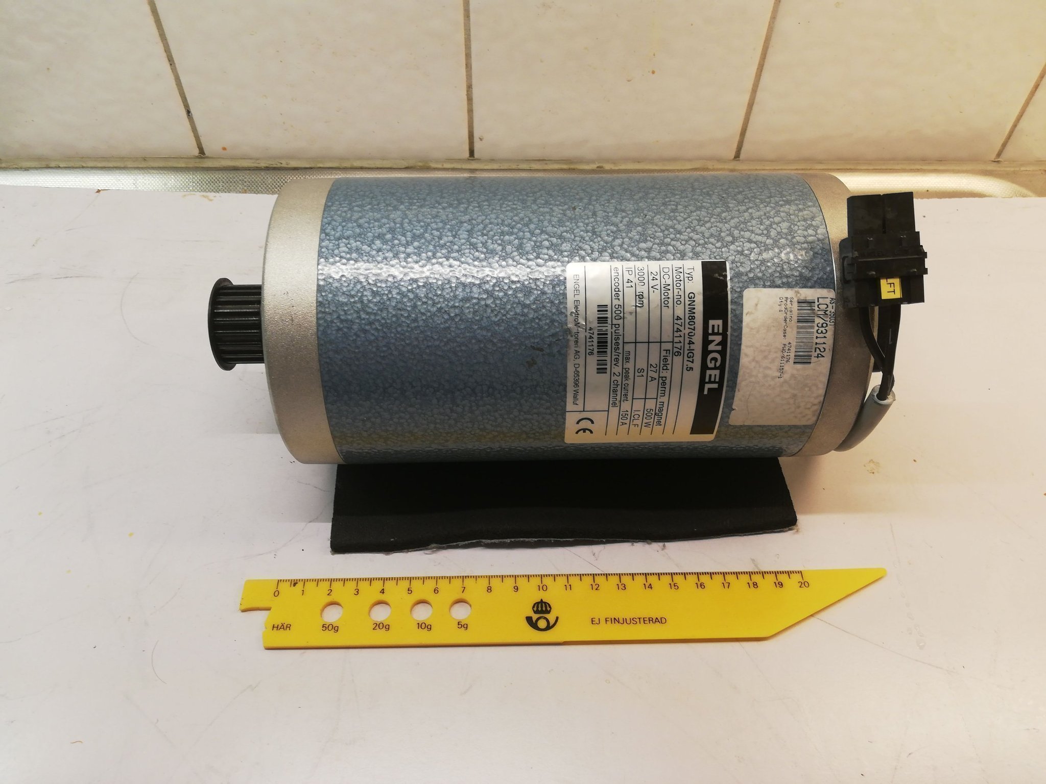 3 (3). Fin kraftig Engel DC servomotor (24V, 50.. | Köp på Tradera ...