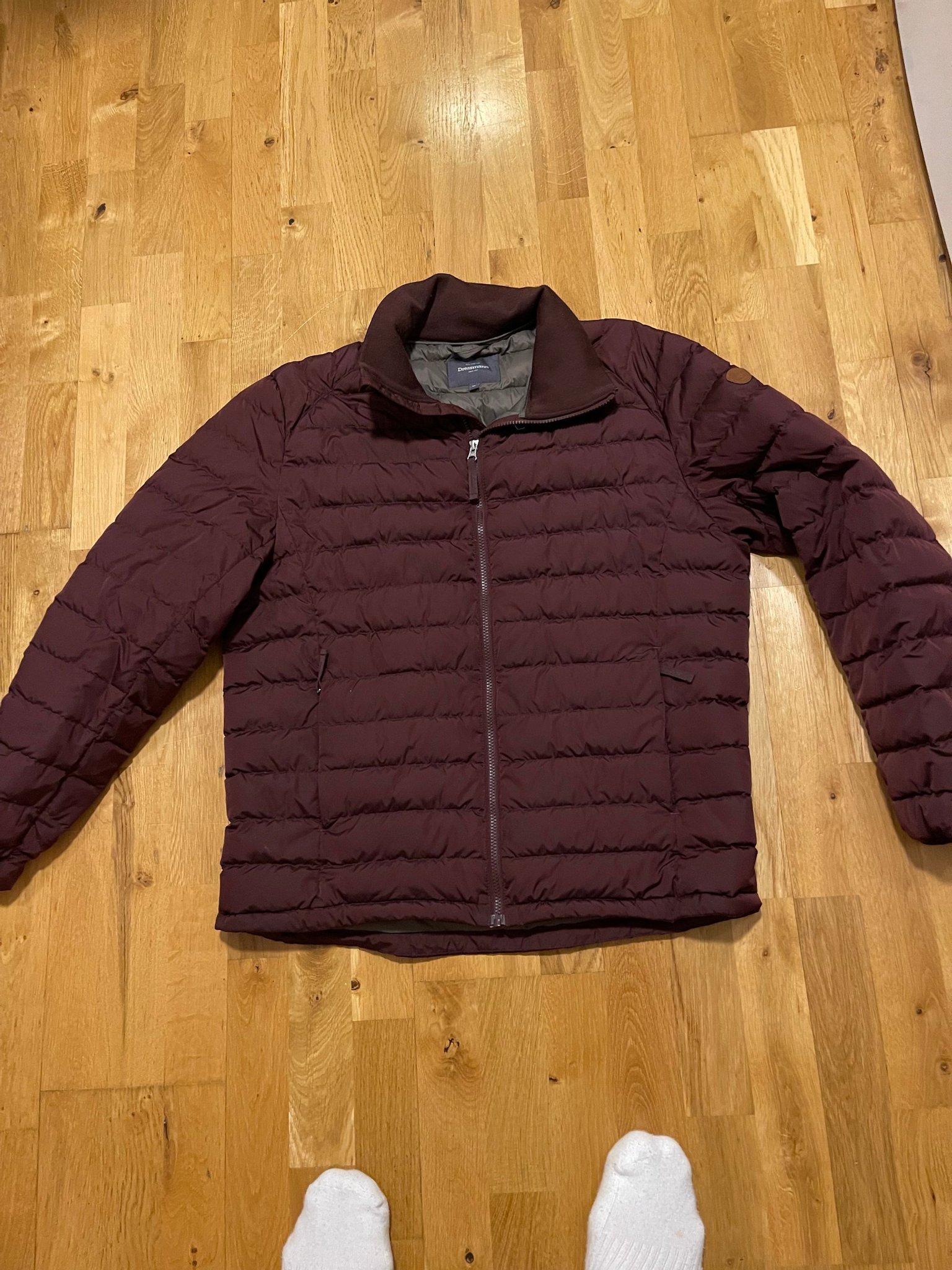 Dressmann vinröda jacka, storlek XL fint skick | Köp på Tradera (710664403)