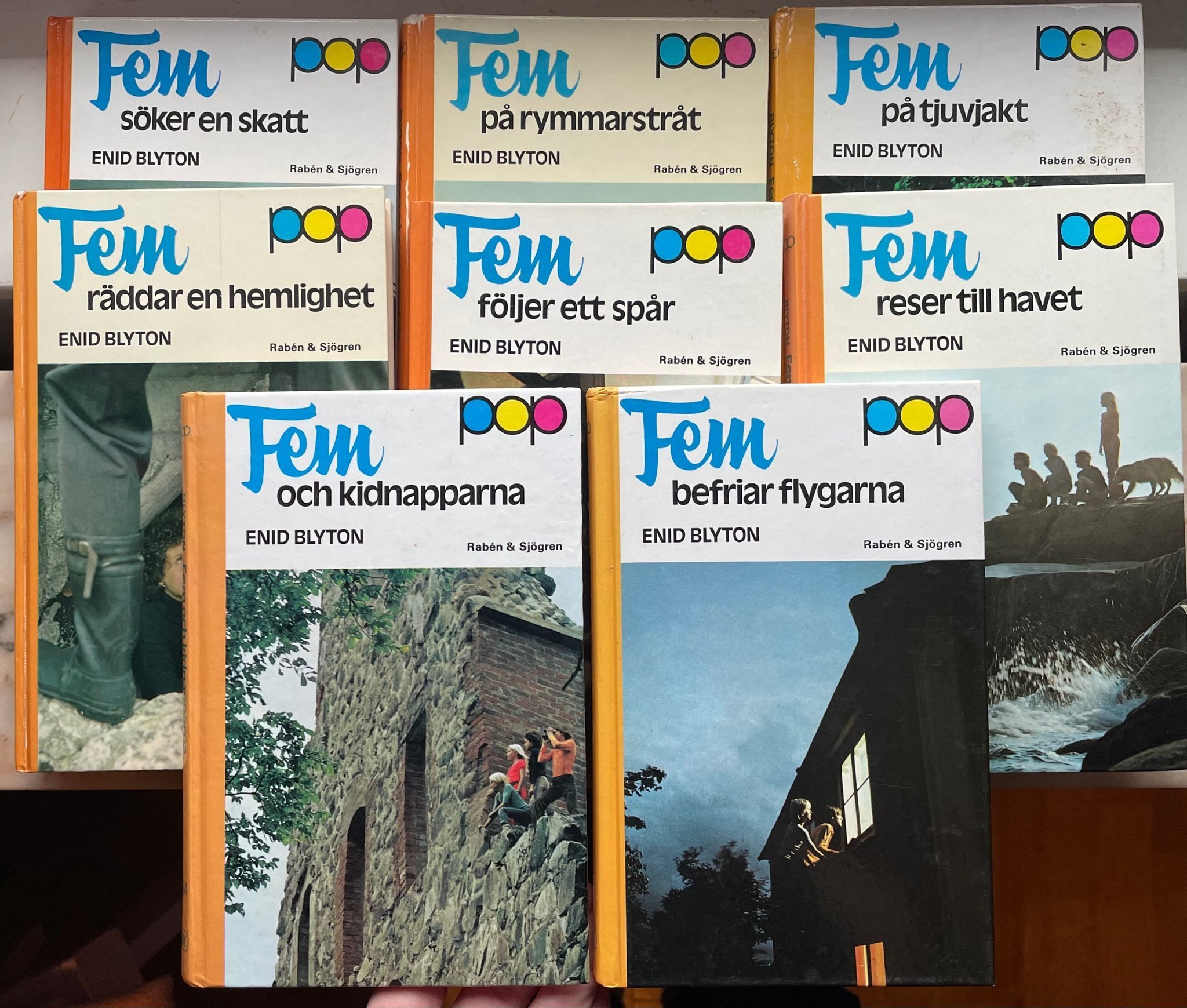 Se produkter som liknar 8 st Fem-böcker - Enid Blyton.. på Tradera ...