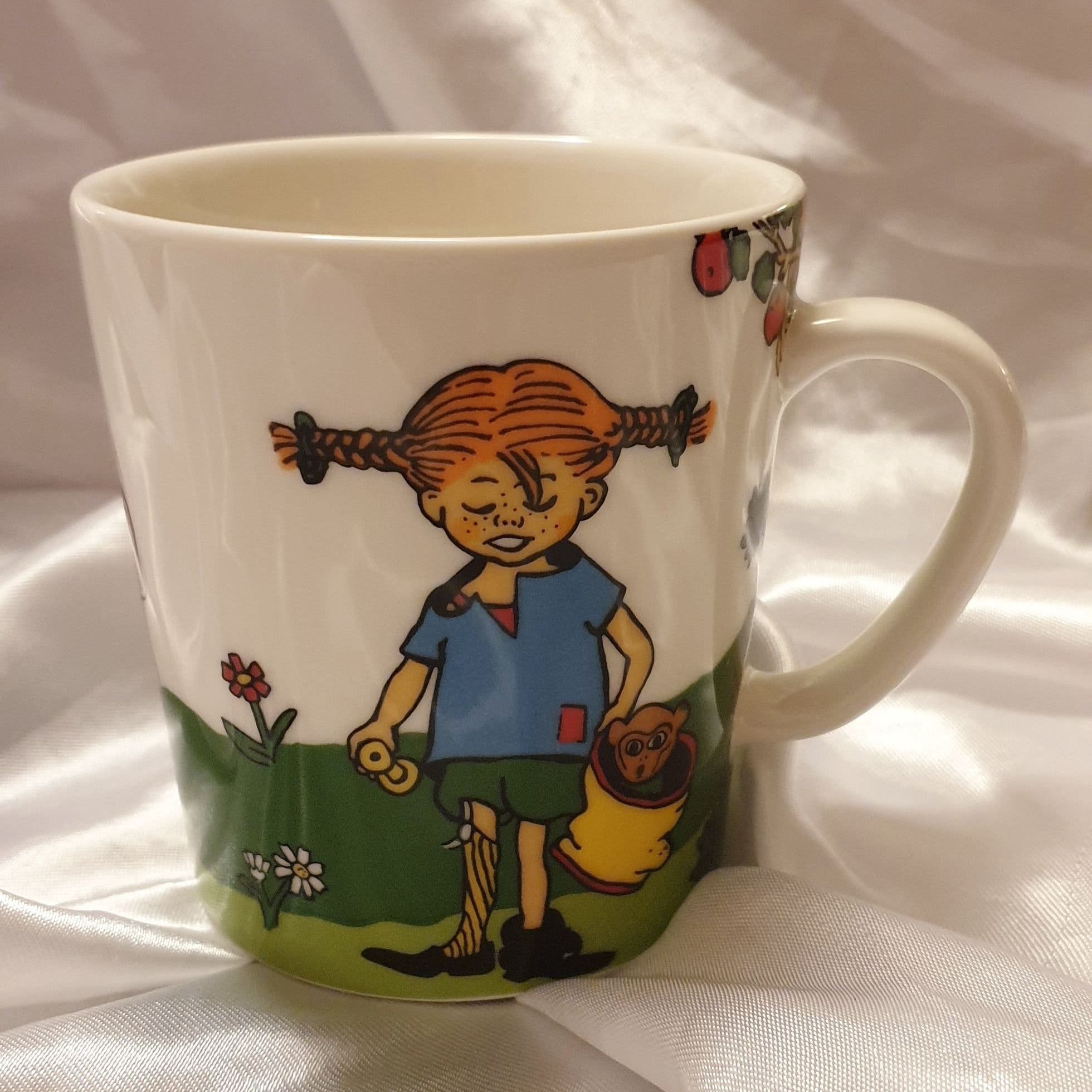 * PIPPI LÅNGSTRUMP MUGG BY RÖRSTRAND ASTRID LIN.. | Köp på Tradera ...