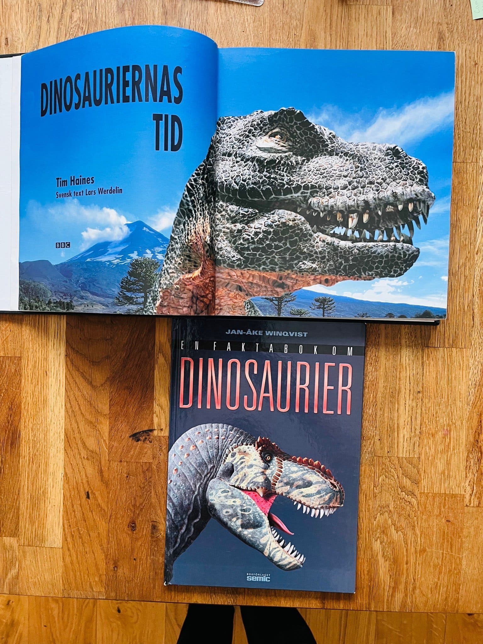 Dinosauriernas Tid Tim Haines & En Faktabok om .. | Köp på Tradera ...