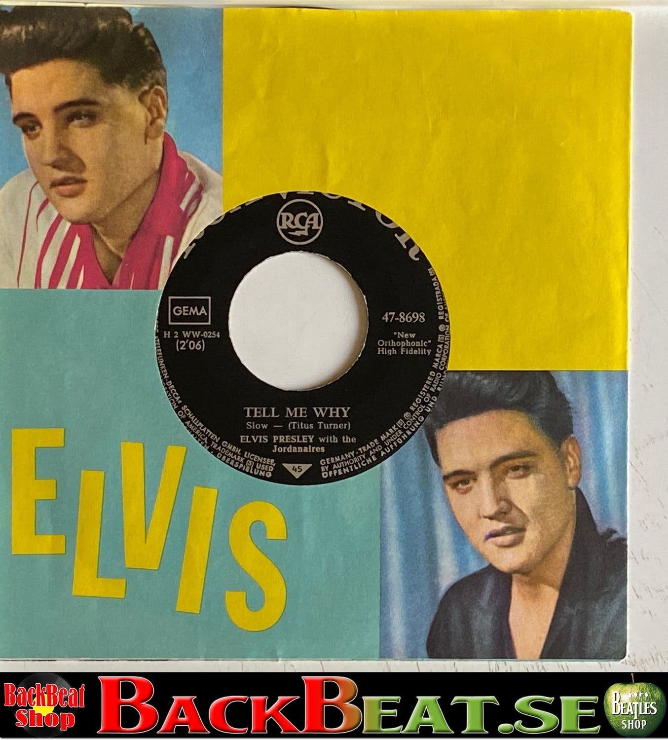 ELVIS PRESLEY - TELL ME WHY / PUP.. | Köp från backbeat på Tradera ...