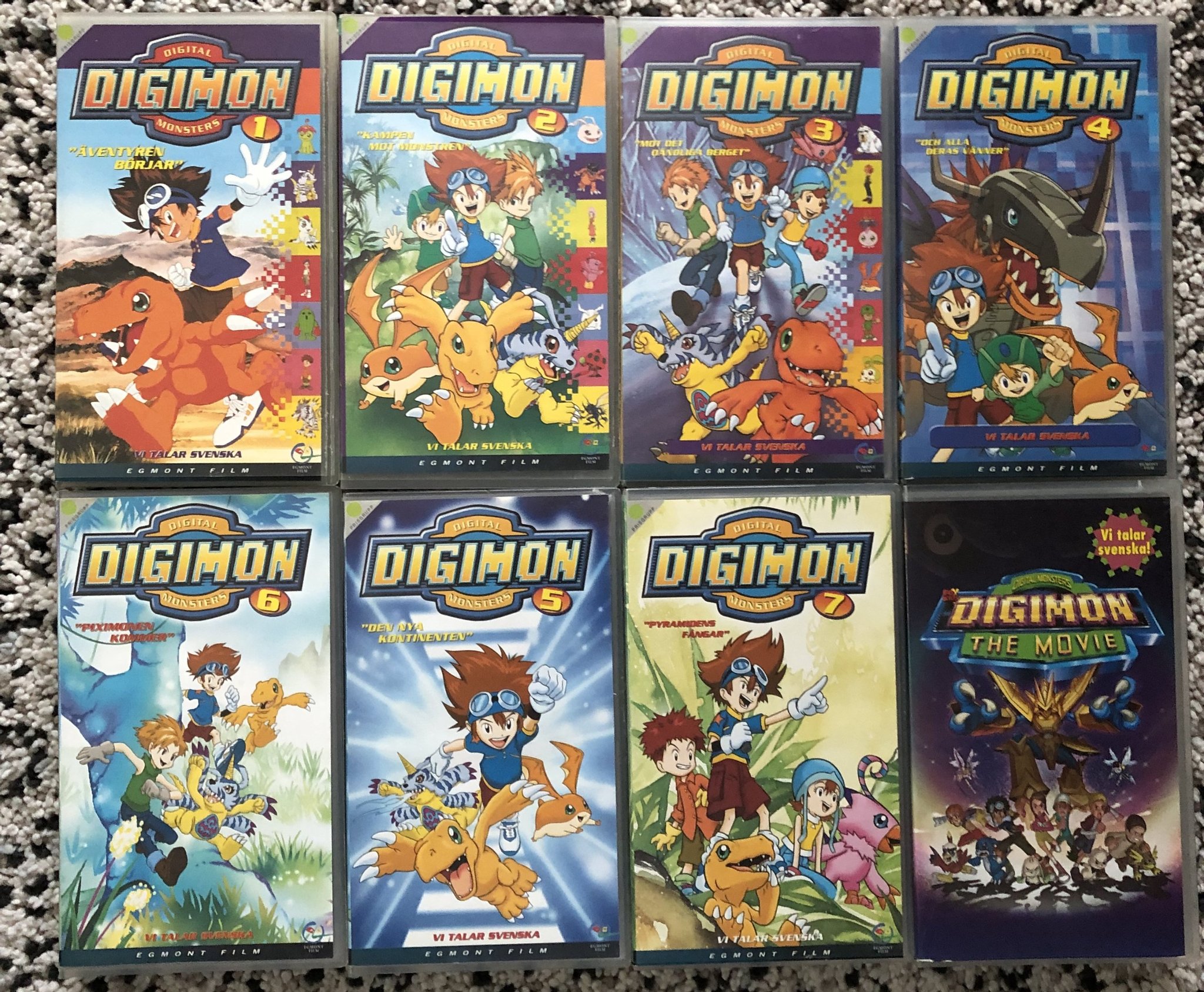 Se produkter som liknar Digimon VHS filmer på Tradera (618677665)