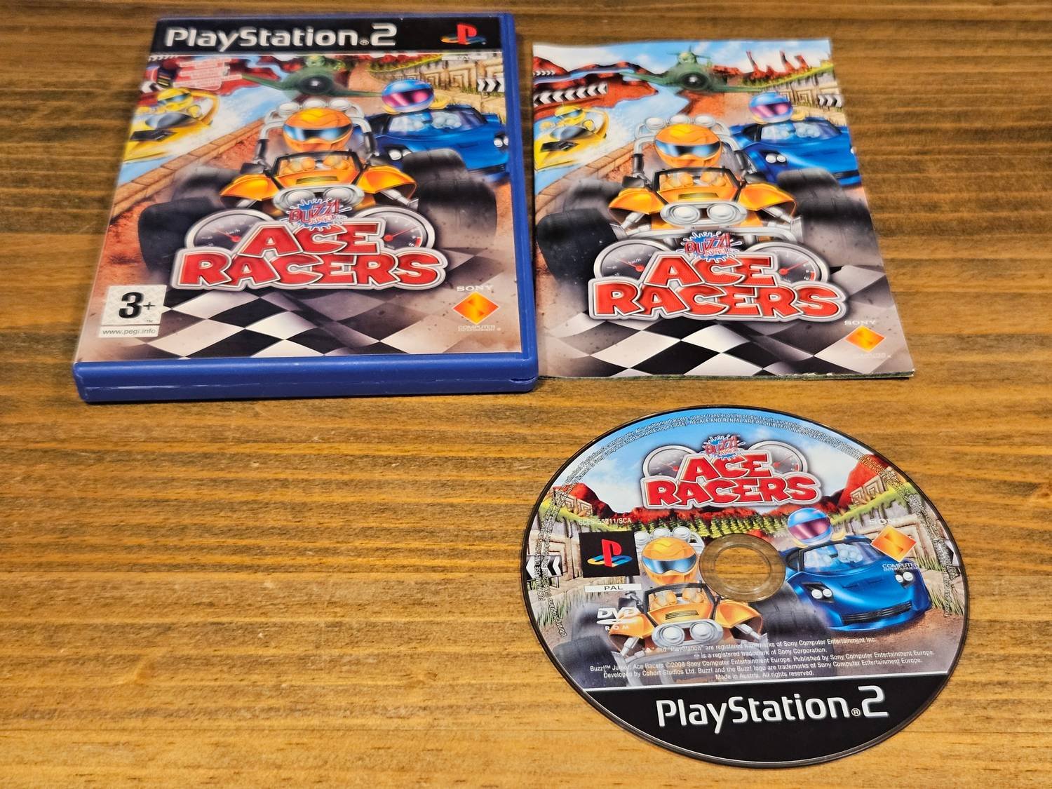 BUZZ JUNIOR ACE RACERS NORDISK UTGÅVA PS2 BEG | Köp på Tradera (664757732)