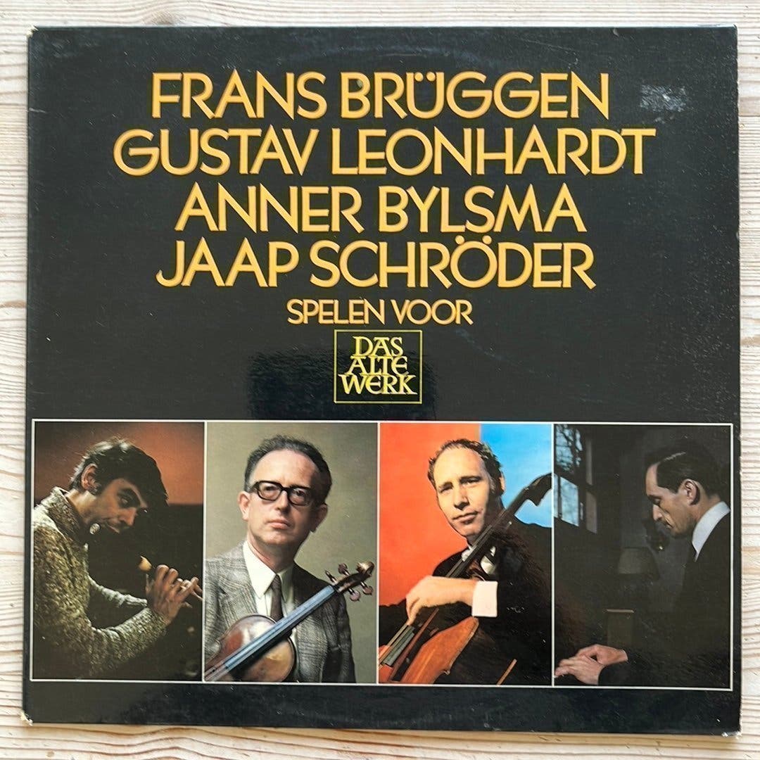 Frans Brüggen, Gustav Leonhardt, Anner Bylsma, .. | Köp på Tradera ...