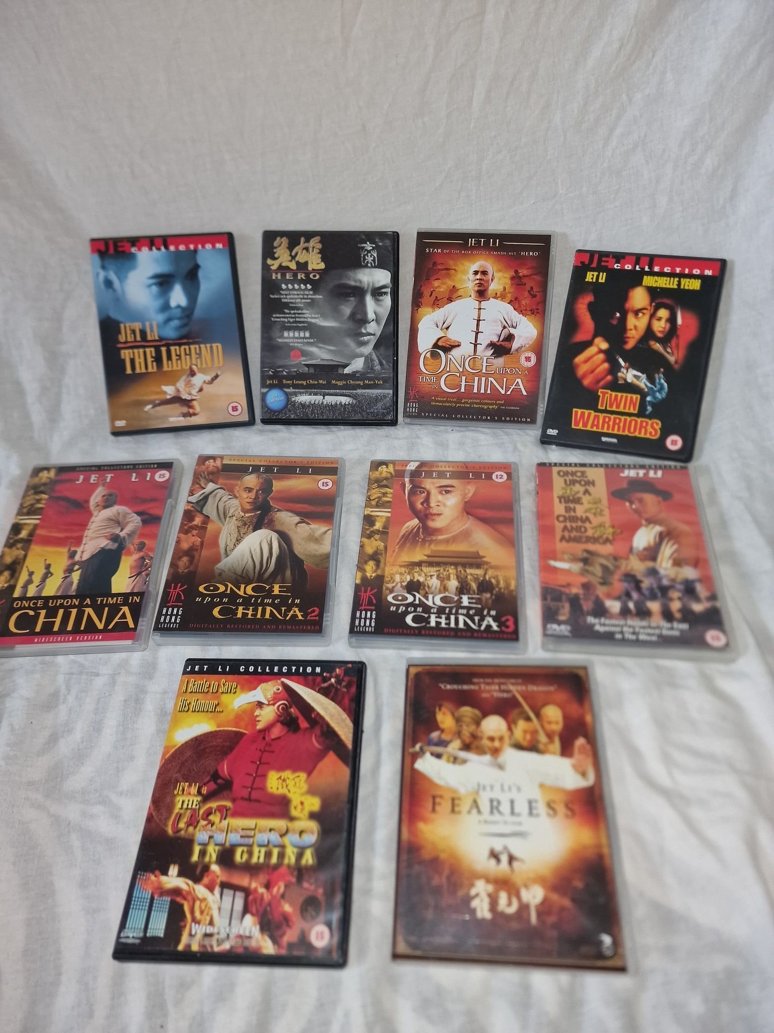 Jet Li film paket / Once upen a time in China 1.. | Köp på Tradera ...
