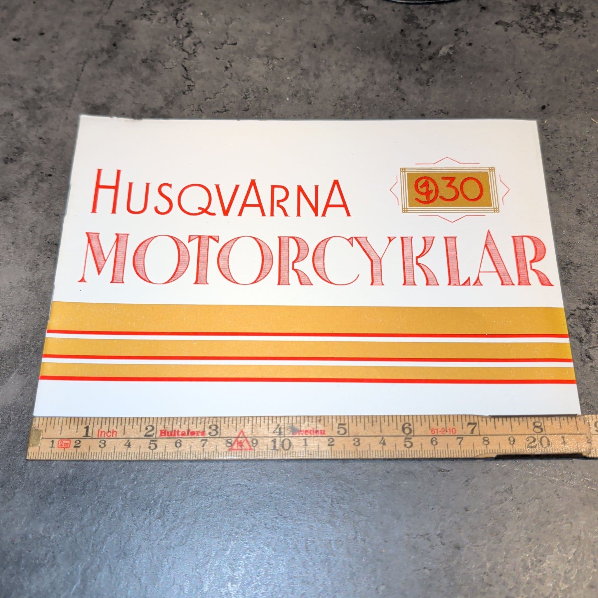 Se produkter som liknar Husqvarna Motorcyklar Broschy.. på Tradera ...