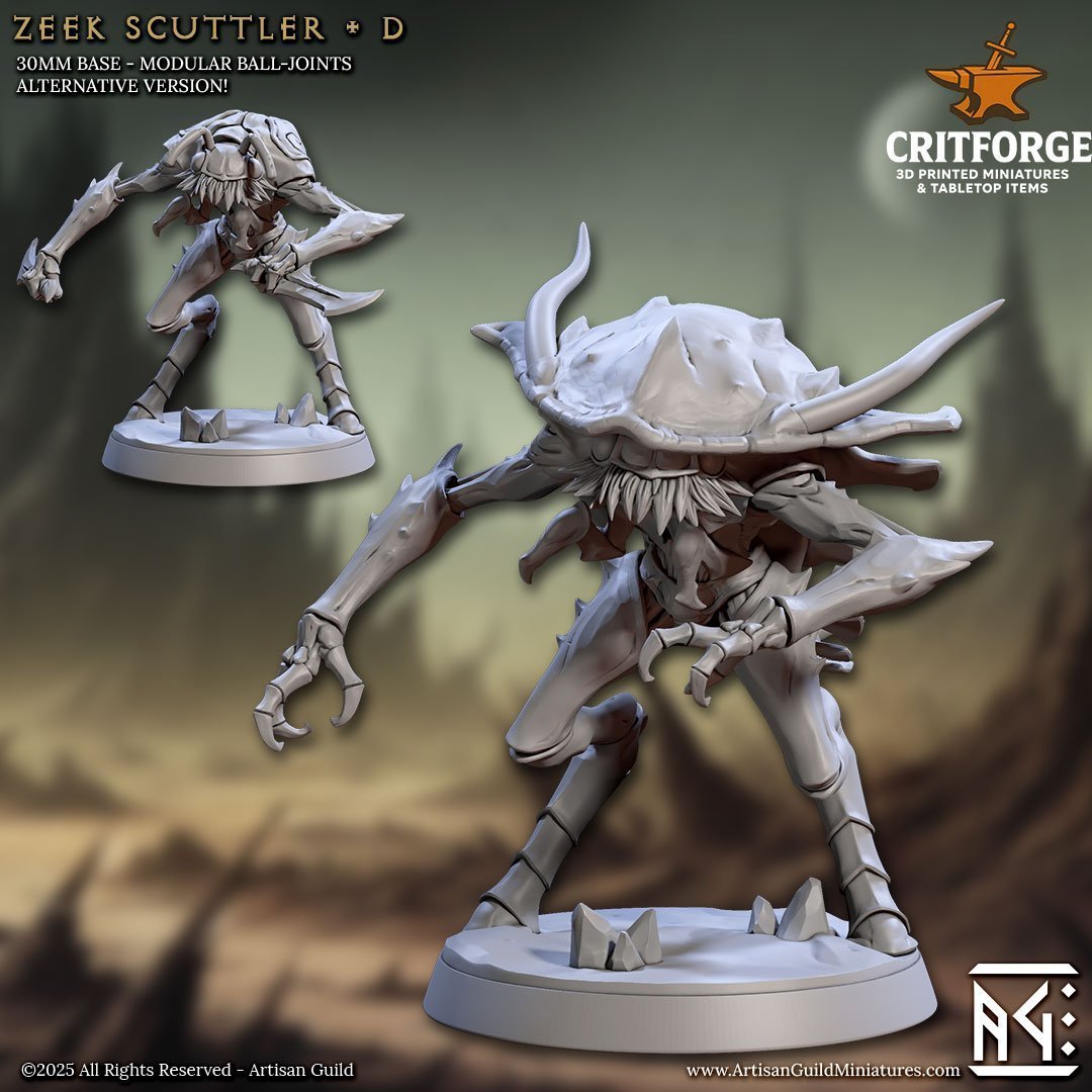 Zeek Scuttler D 2x – Resin Miniatyr till Tablet.. | Köp på Tradera ...