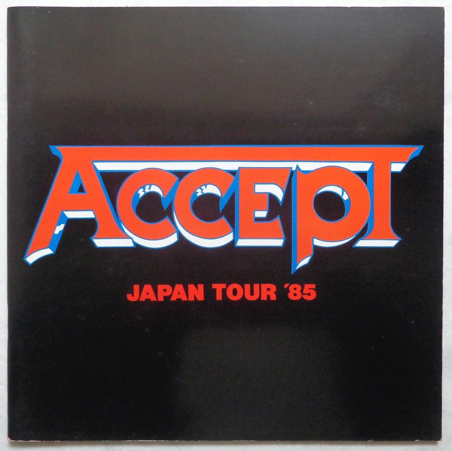 ACCEPT 'Japan Tour '85' original Japan tour book | Köp på Tradera ...