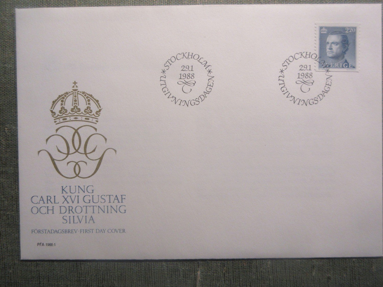 ÄLDRE FDC (1988) KUNG CARL XVI GUSTAF OCH DROTT.. | Köp på Tradera ...