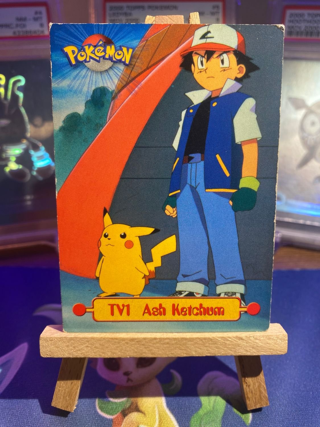 TV1 Ash Ketchum - TOPPS Series 1 - 1999 - Pokem.. | Köp på Tradera ...