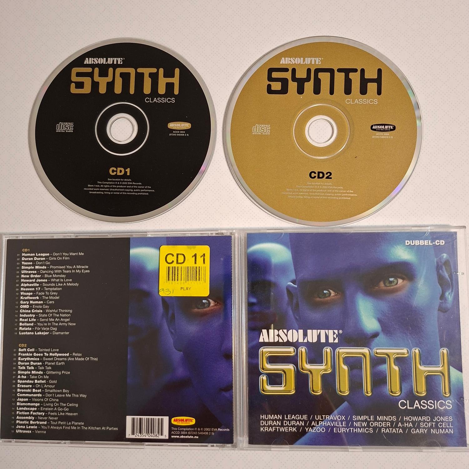 Absolute Synth Classics (2CD) NM/NM 38 synthkla.. | Köp på Tradera ...