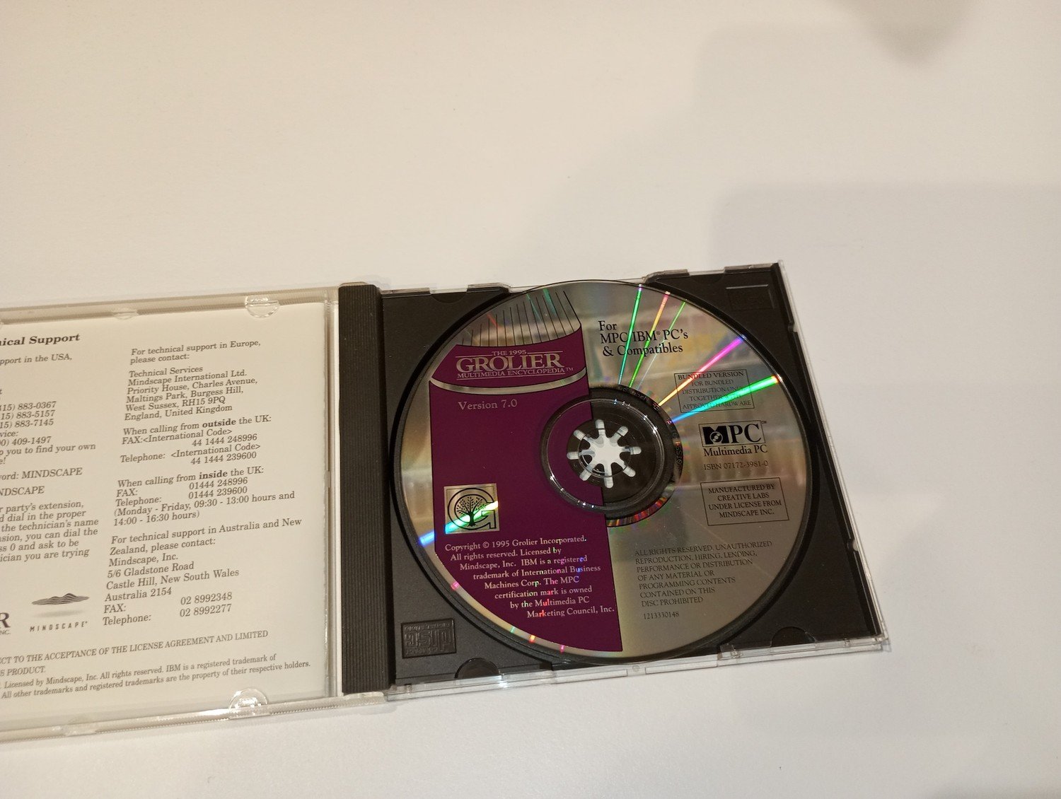 The 1995 Grolier Multimedia Encyclopedia Versio.. | Köp på Tradera ...