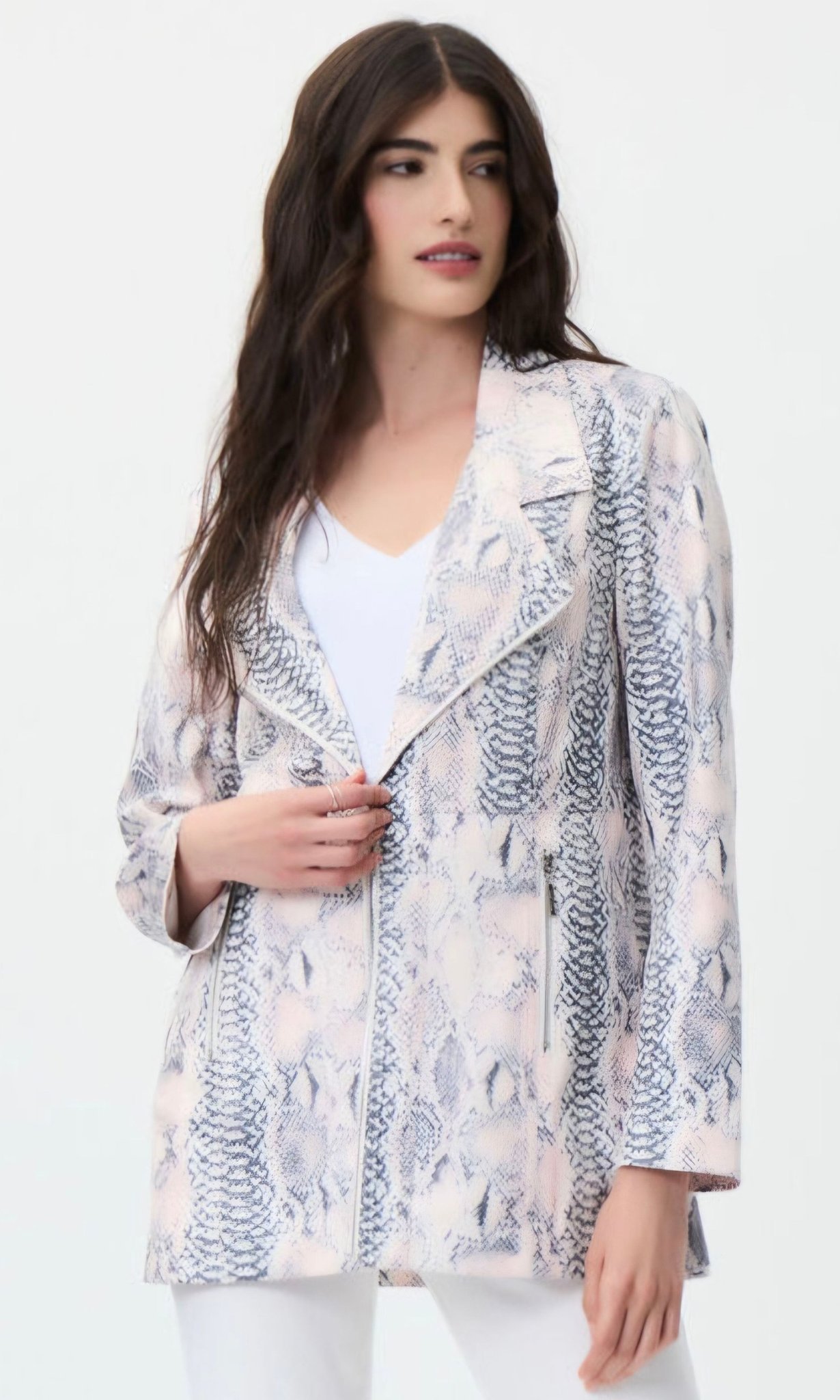 Joseph Ribkoff rosa/grå jacka/kavaj storlek L.Ny | Köp på Tradera ...