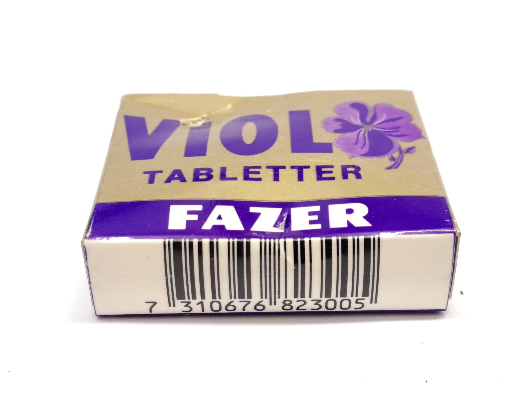 Oöppnad Viol Tablettask Fazer tabletter Godis | Köp på Tradera (573050931)