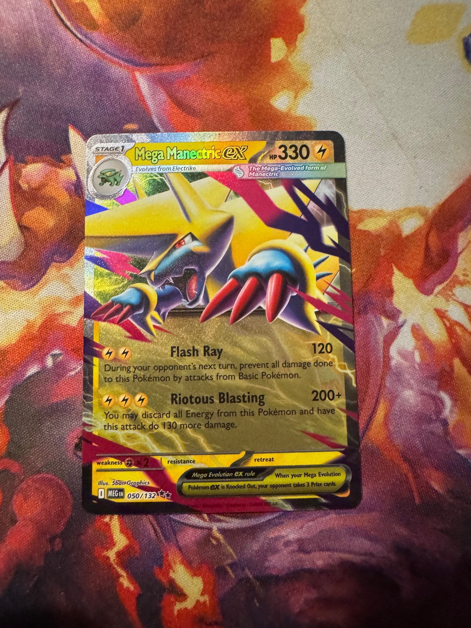 Mega manectric ex - mega evolution 050/132 | Köp på Tradera (696570279)