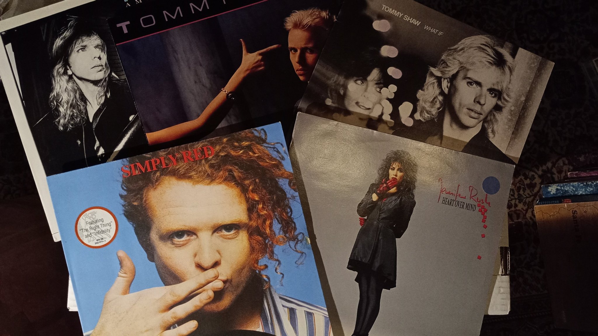 7 LP-skivor: Simply Red, Jen.. | Köp från Amazinghero25 på Tradera ...