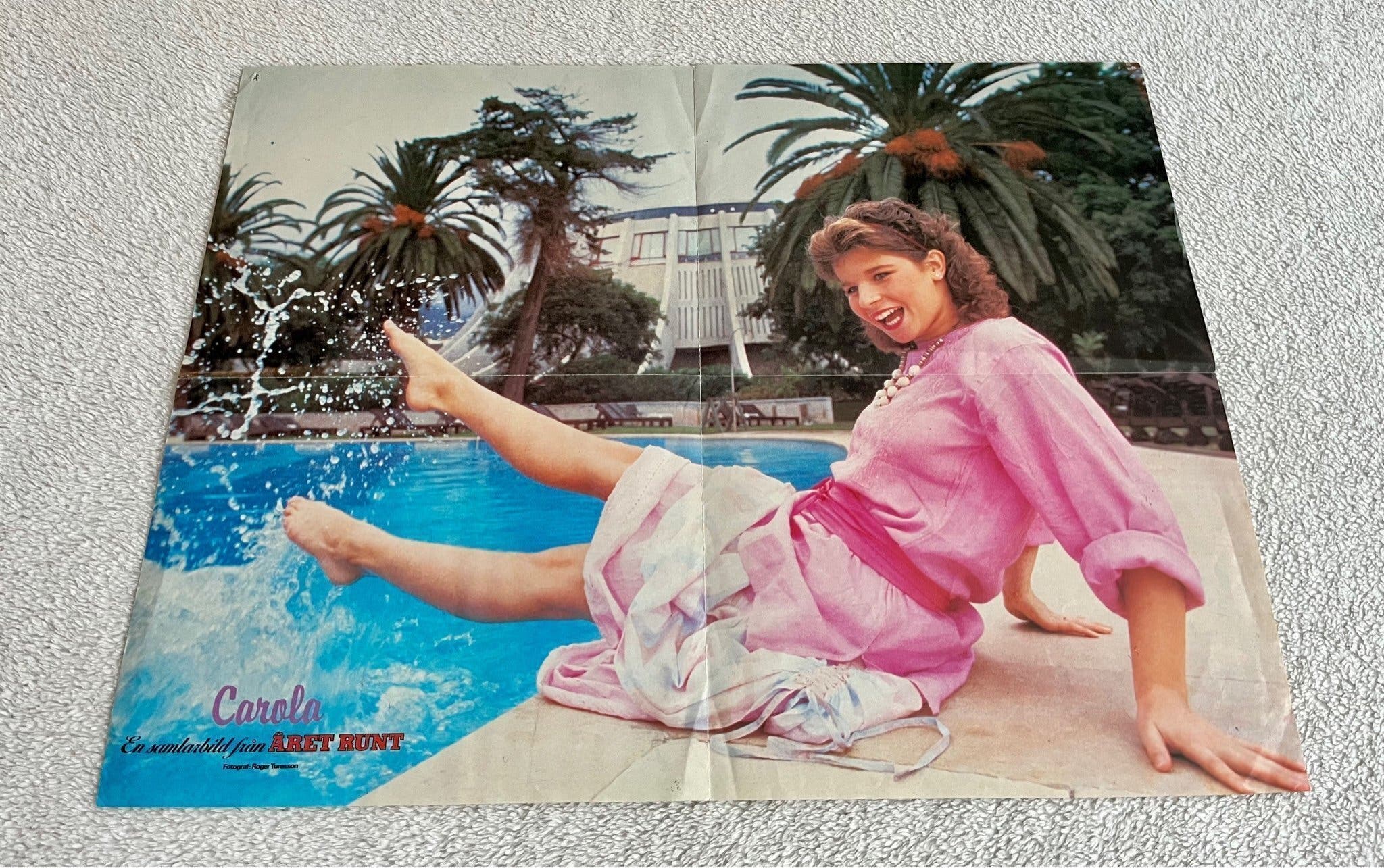 CAROLA HÄGGKVIST FRÄMLING 1983 affisch poster T.. | Köp på Tradera ...