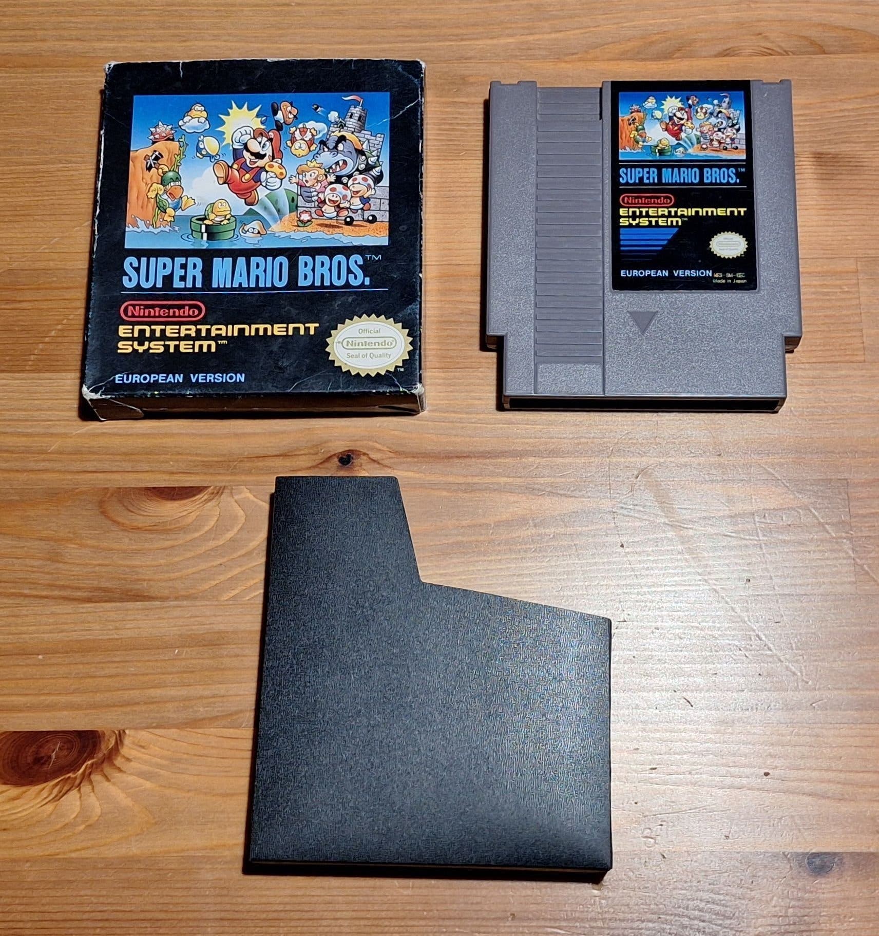 Super Mario Bros. + box & dust sleeve (NES) | Köp på Tradera (655823604)