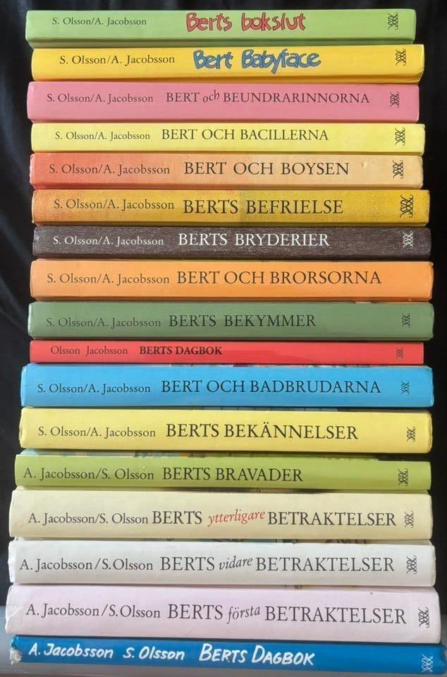 17 BÖCKER om Bert av Sören Olsson & Anders Jaco.. | Köp på Tradera ...
