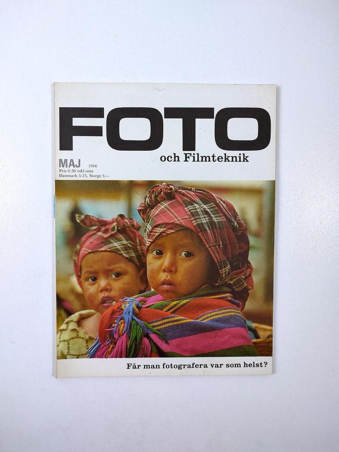 Se produkter som liknar Tidning - Foto, Maj, Nr 5, 1966 på Tradera ...