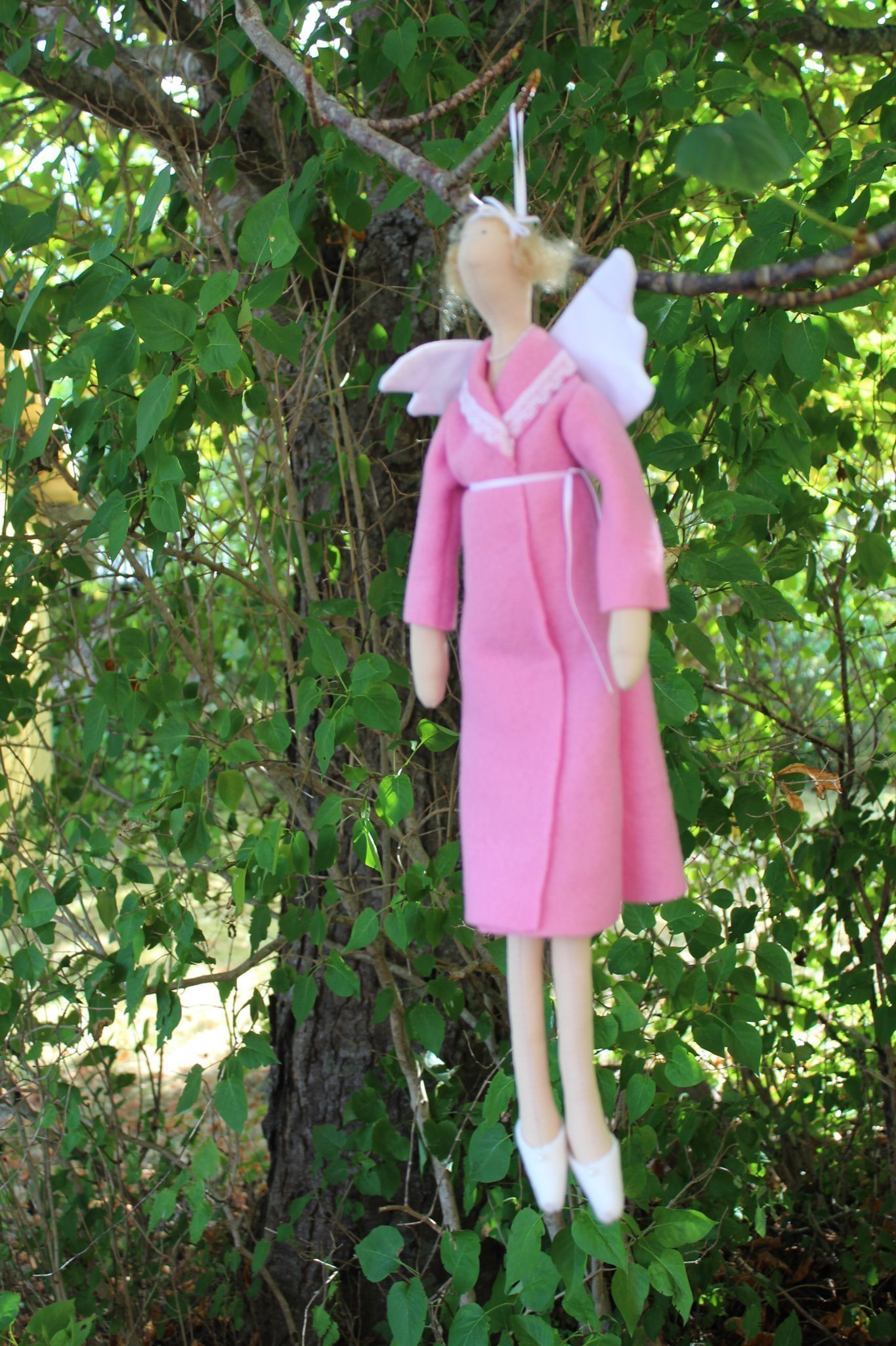 Underbar handgjord ängel i Morgonrock | Köp på Tradera (711326884)