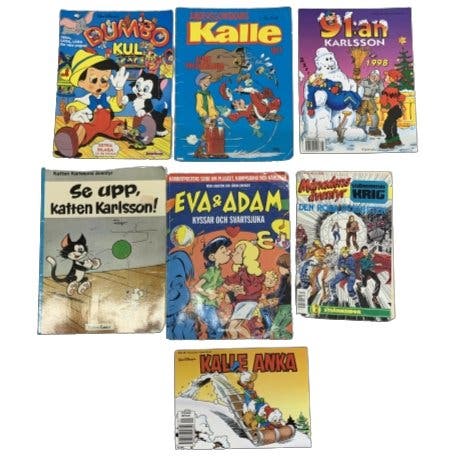 Se produkter som liknar 7st Serietidning Tidning Eva .. på Tradera ...