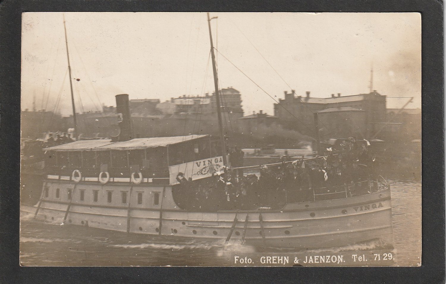 Se produkter som liknar SS Vinga på väg in till någon.. på Tradera ...