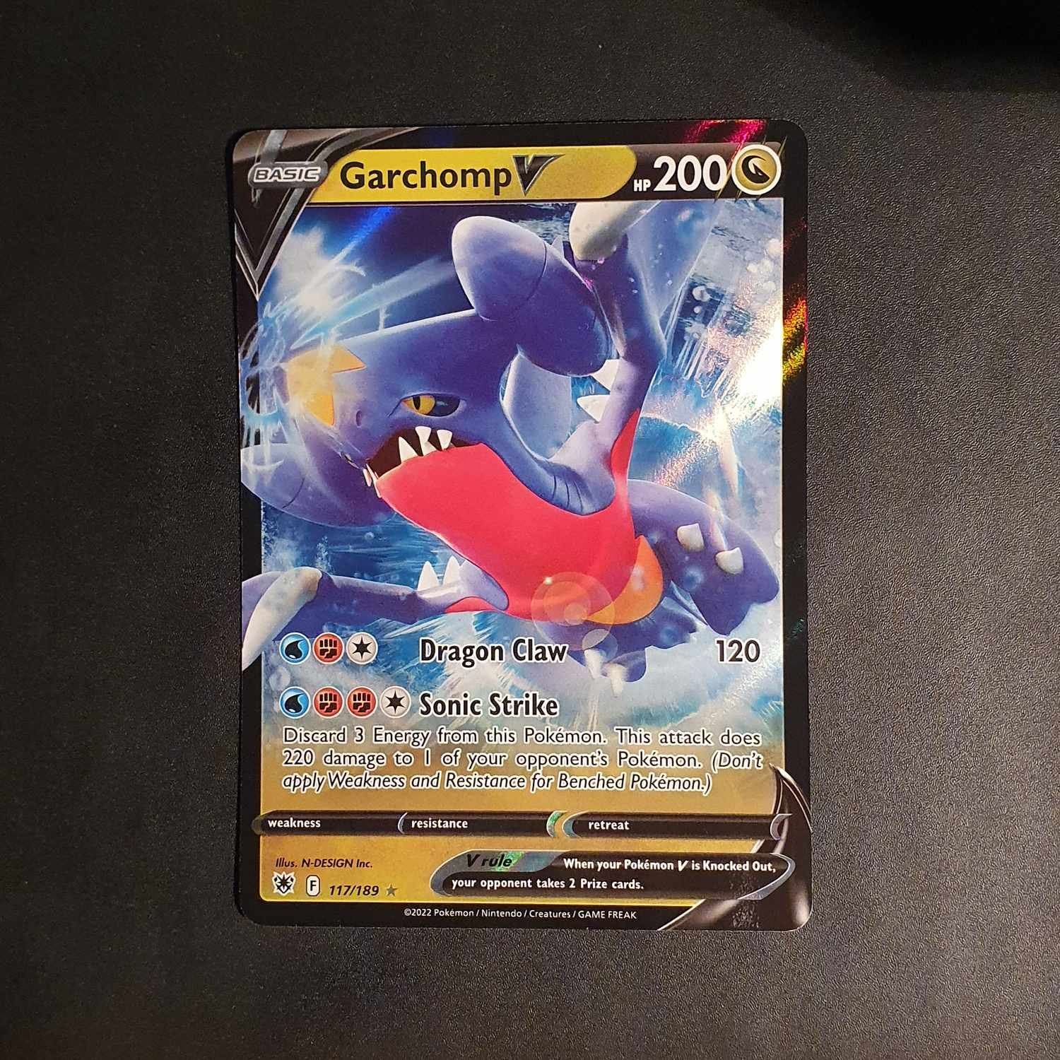 Pokemon Garchomp V 117/189 Astral Radiance | Köp på Tradera (702055423)