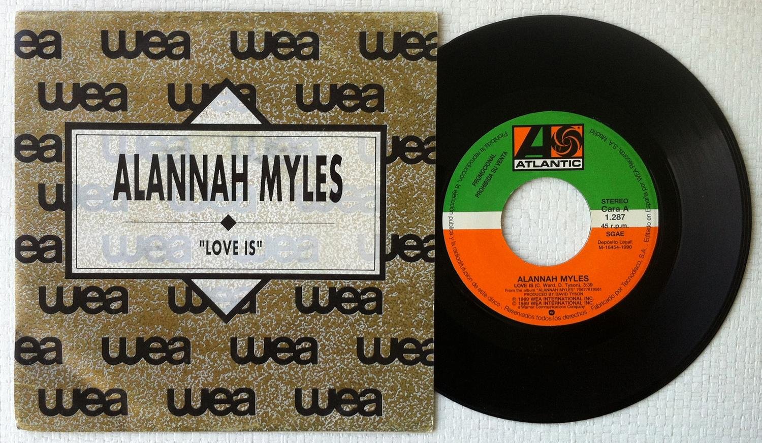 ALANNAH MYLES 'Love Is' 1990 Spanish promo 7" | Köp på Tradera (424963475)