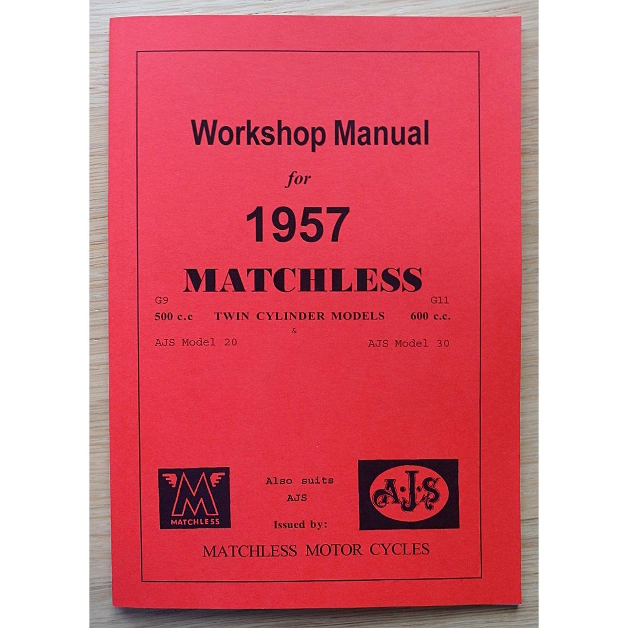 AJS Matchless 1957 Verkstadshandbok | Köp från UT-Data på Tradera ...
