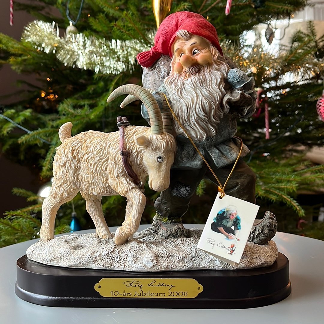 Rolf Lidberg Tomte med get - 10-års Jubileum 2008 | Köp på Tradera ...