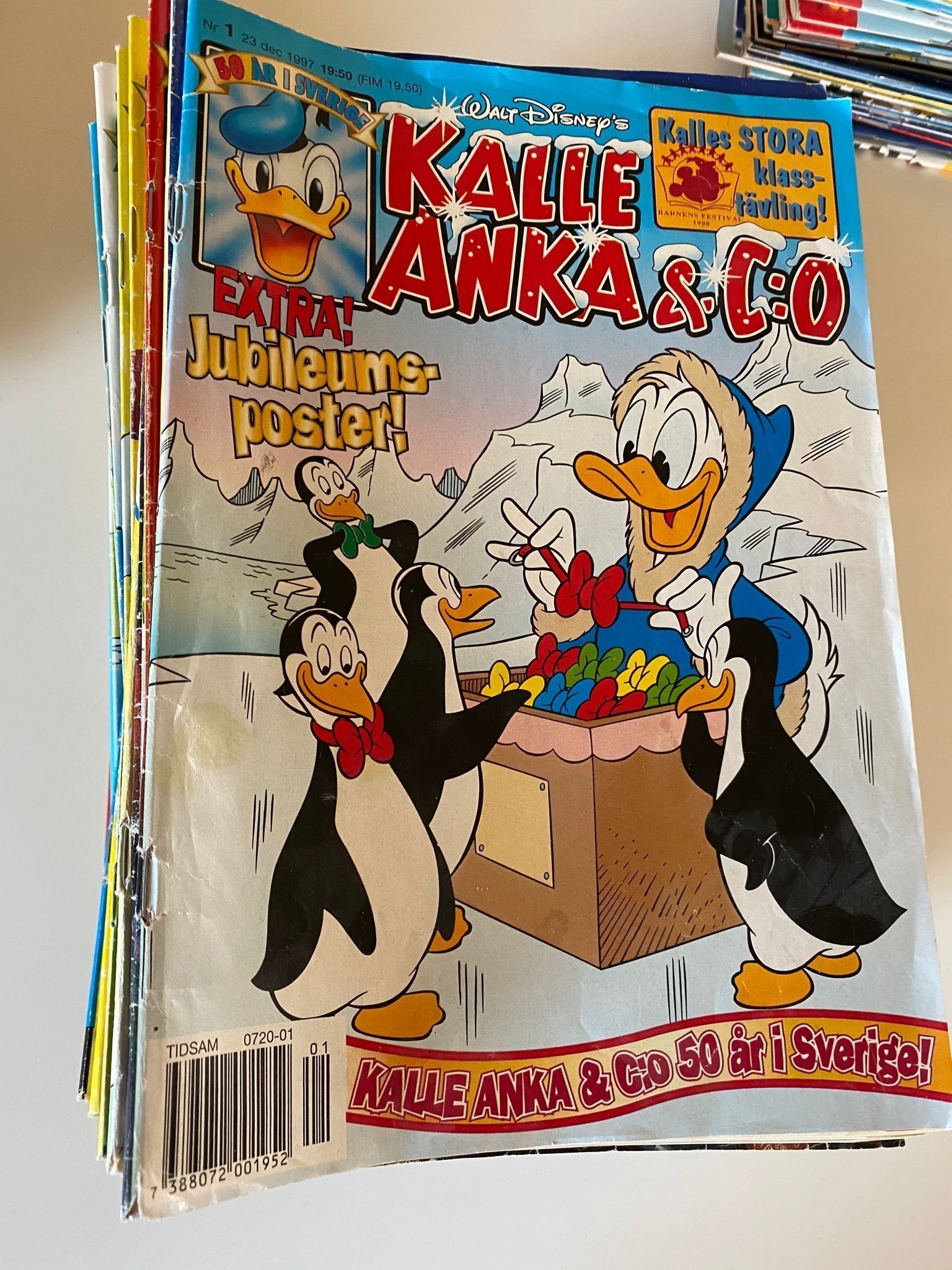 Kalle anka helårgång komplett 1998, Walt Disney.. (409373945) ᐈ Köp på Tradera