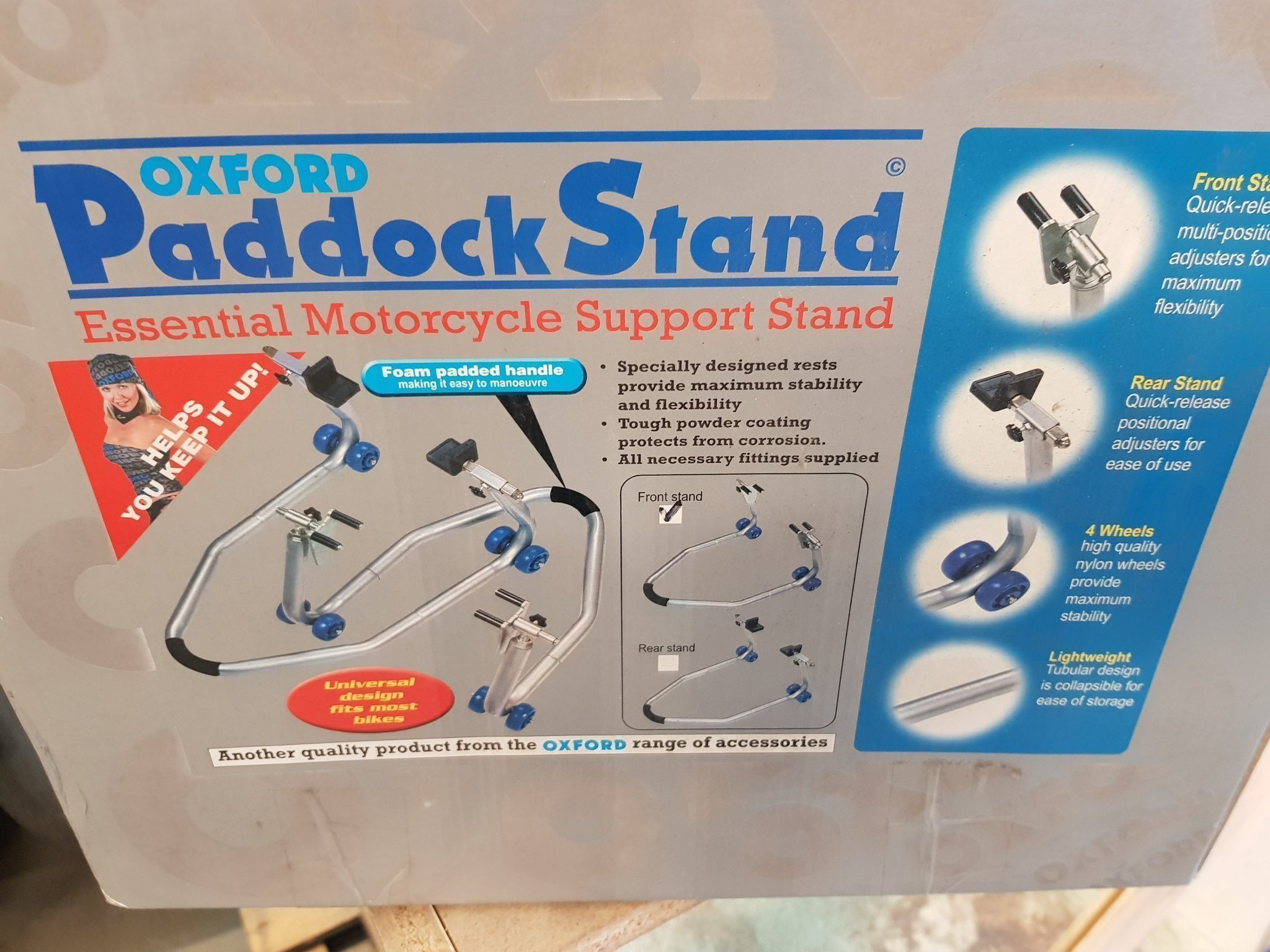 Oxford Paddock Stand - Motorcykel Stöd OF822 FRAM | Köp på Tradera ...