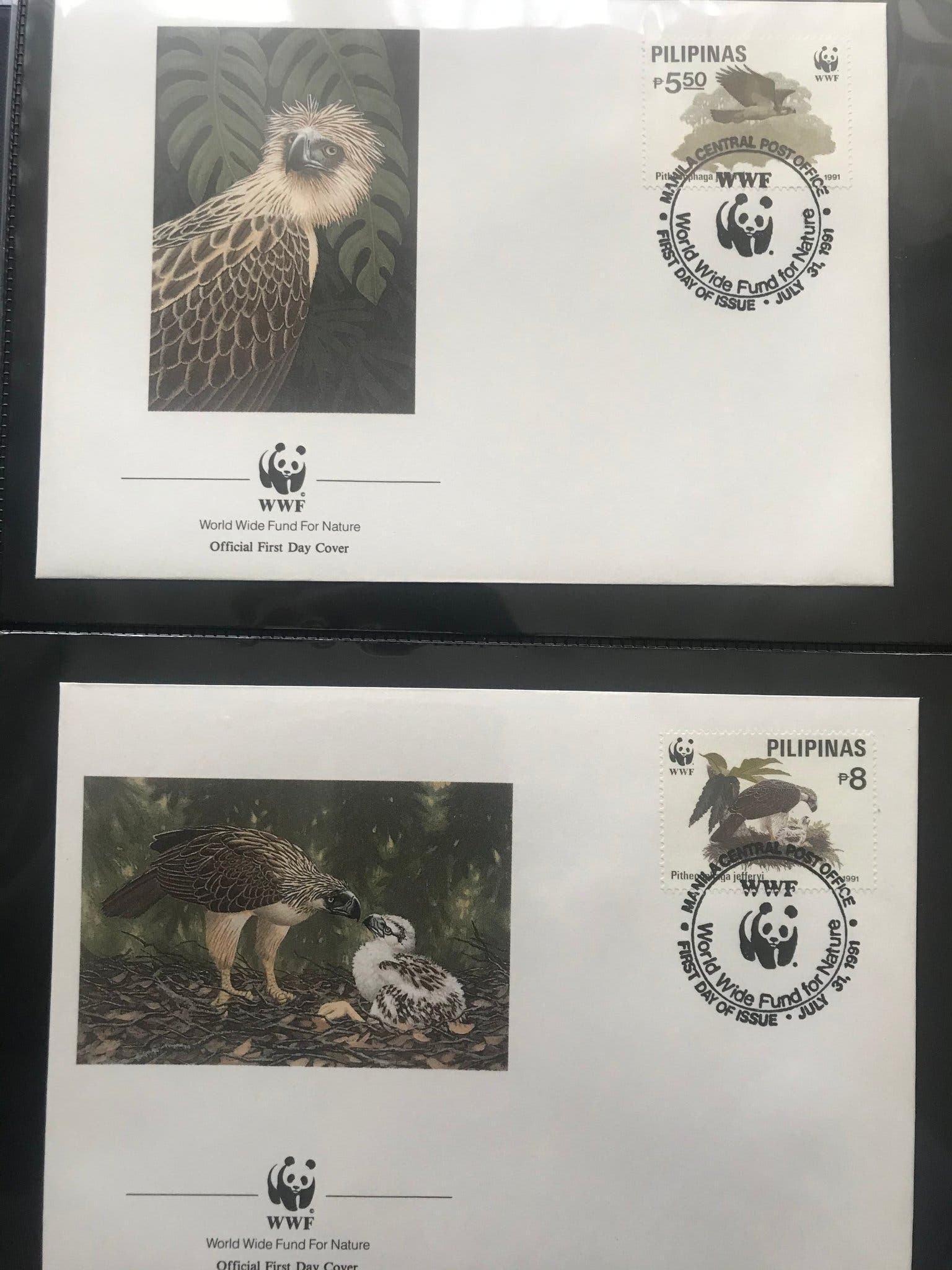 WWF Philippines 1985 Set of 4 FDC Eagle | Köp på Tradera (694789538)