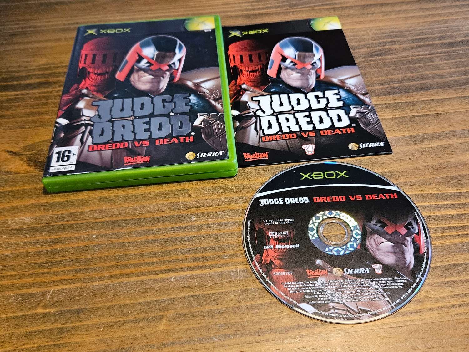 JUDGE DREDD DREDD VS DEATH XBOX CLASSIC BEG | Köp på Tradera (636641145)