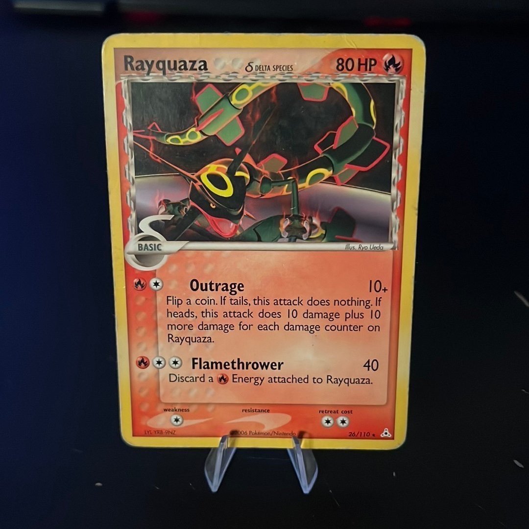Pokémon - Rayquaza 26/110 - Delta Series - EX H.. | Köp på Tradera ...