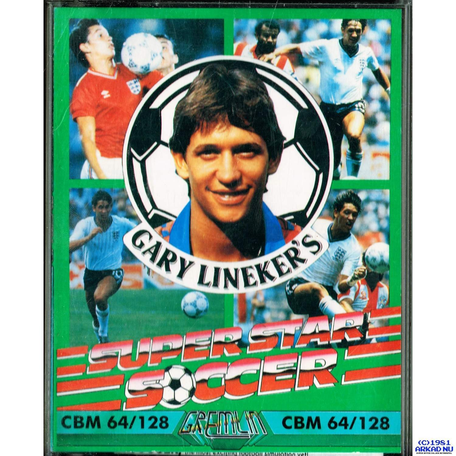 GARY LINEKERS SUPERSTAR SOCCER C64.. | Köp från arkadnu på Tradera ...