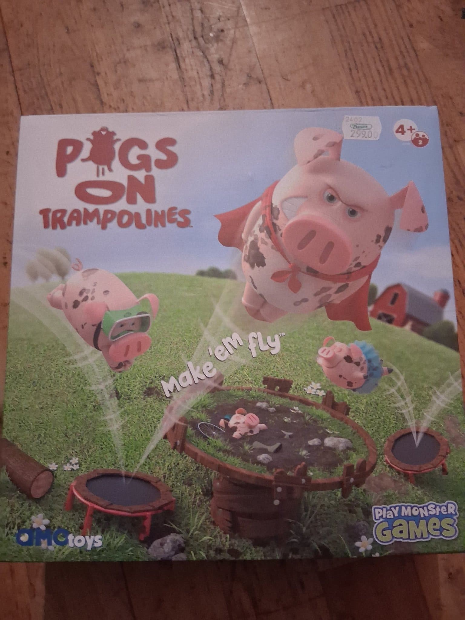 Se produkter som liknar Pigs on Trampolines spel, hel.. på Tradera ...