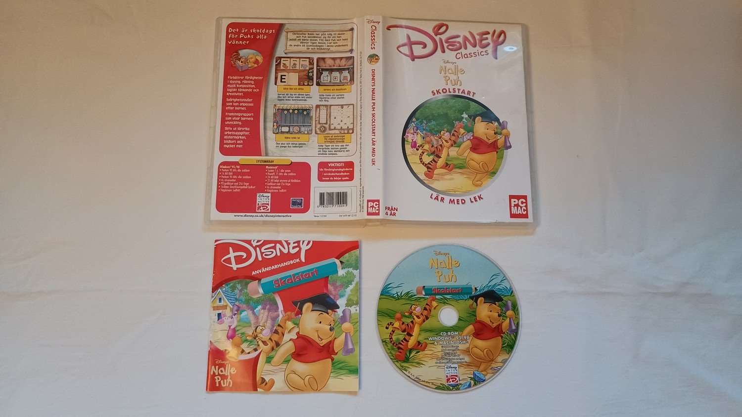 Nalle Puh Skolstart - Lär med lek - Disney Clas.. | Köp på Tradera ...