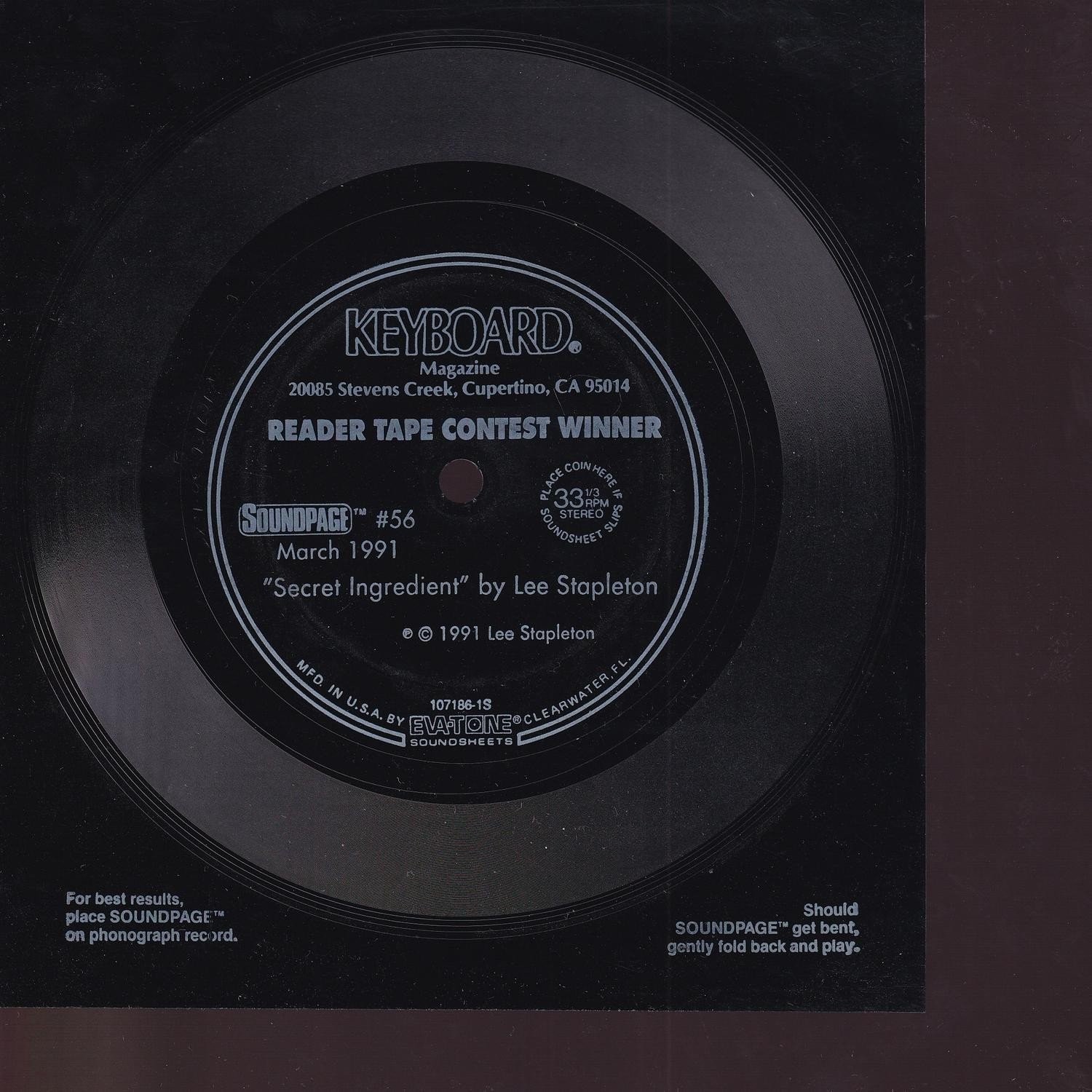 Lee Stapleton - Reader Tape Contest Winner [Fle.. | Köp på Tradera ...