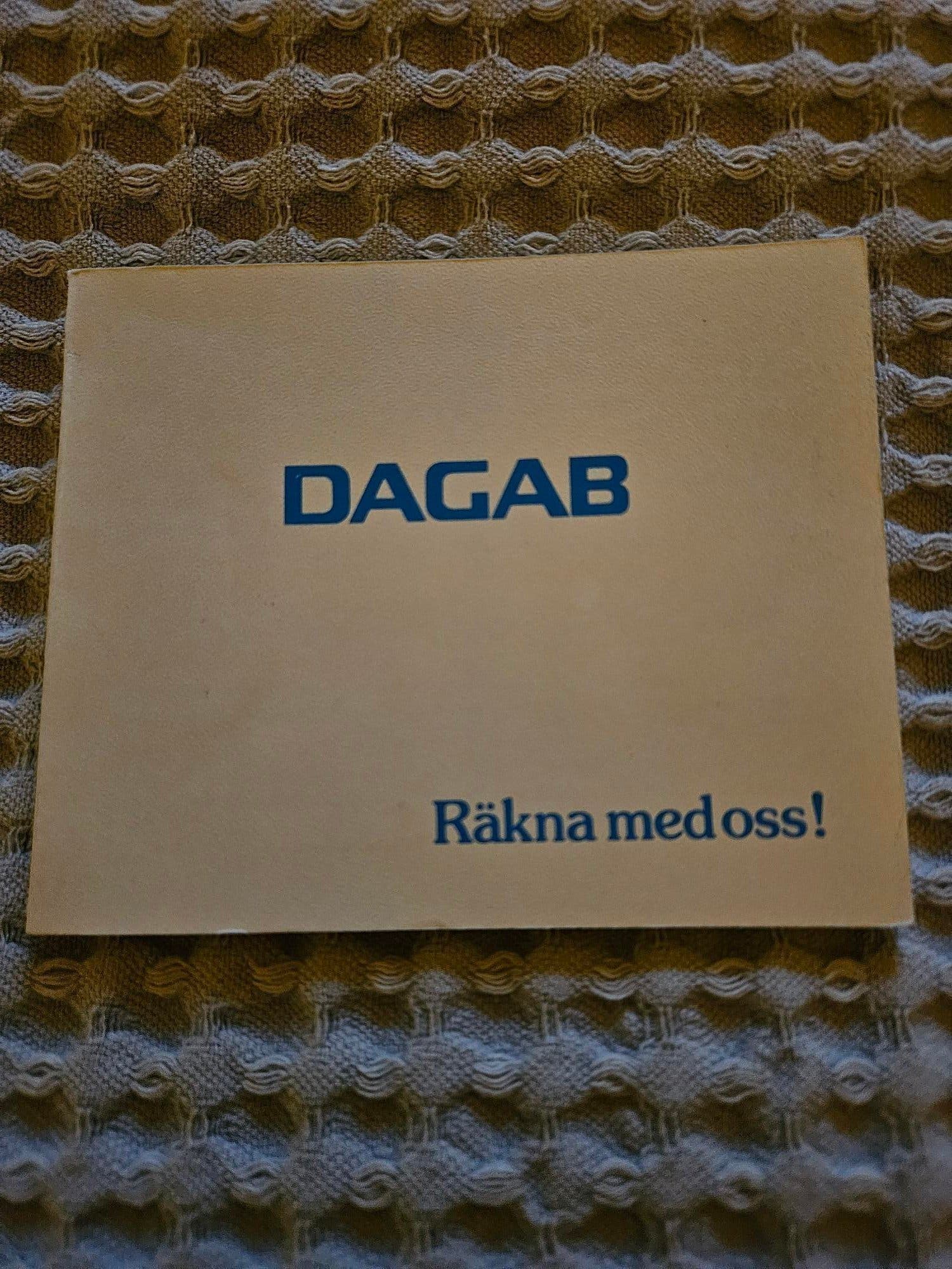 Se produkter som liknar DAGAB. Omräkningstabeller frå.. på Tradera ...