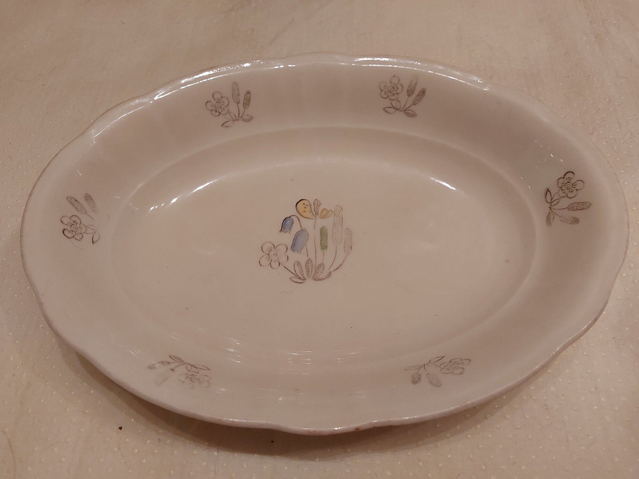 Porslin 1940-1950 tal / Rörstrand Blomster uppl.. | Köp på Tradera ...