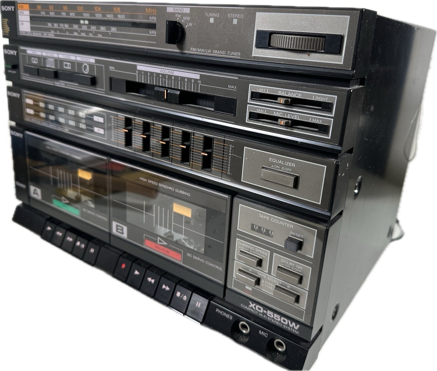 Vintage Sony XO-550W Stereo Deck Receiver HST-5.. | Köp på Tradera ...