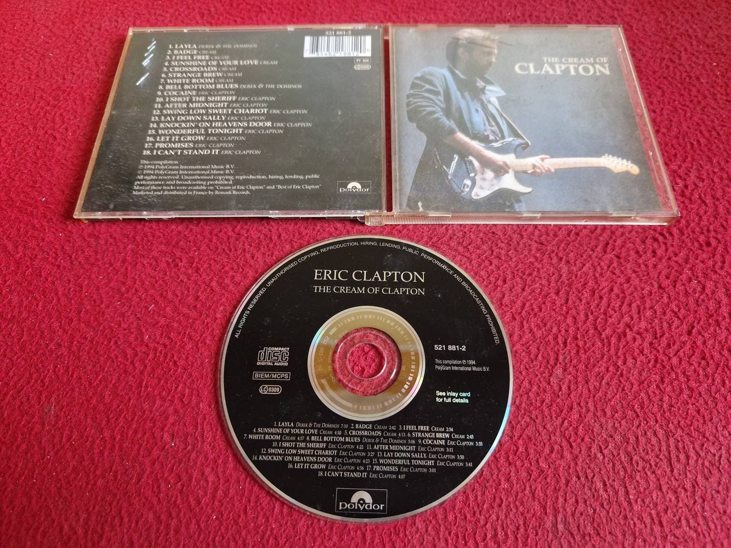 Se produkter som liknar ERIC CLAPTON THE CREAM OF CLA.. på Tradera ...