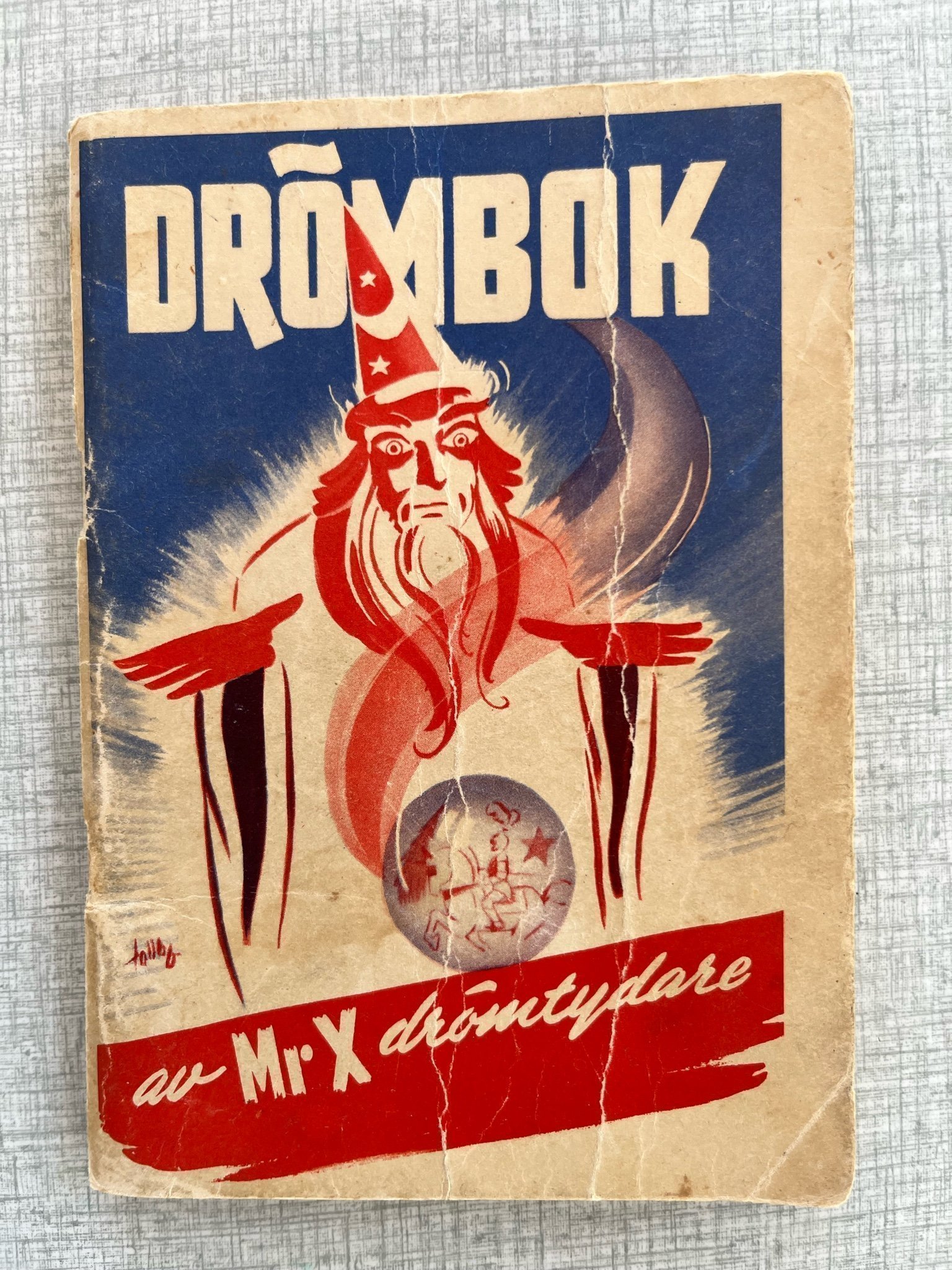 Gammal Drömbok av Mr. X, 1949 strålin & person .. | Köp på Tradera ...